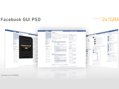 Facebook Page GUI (PSD)_UI社